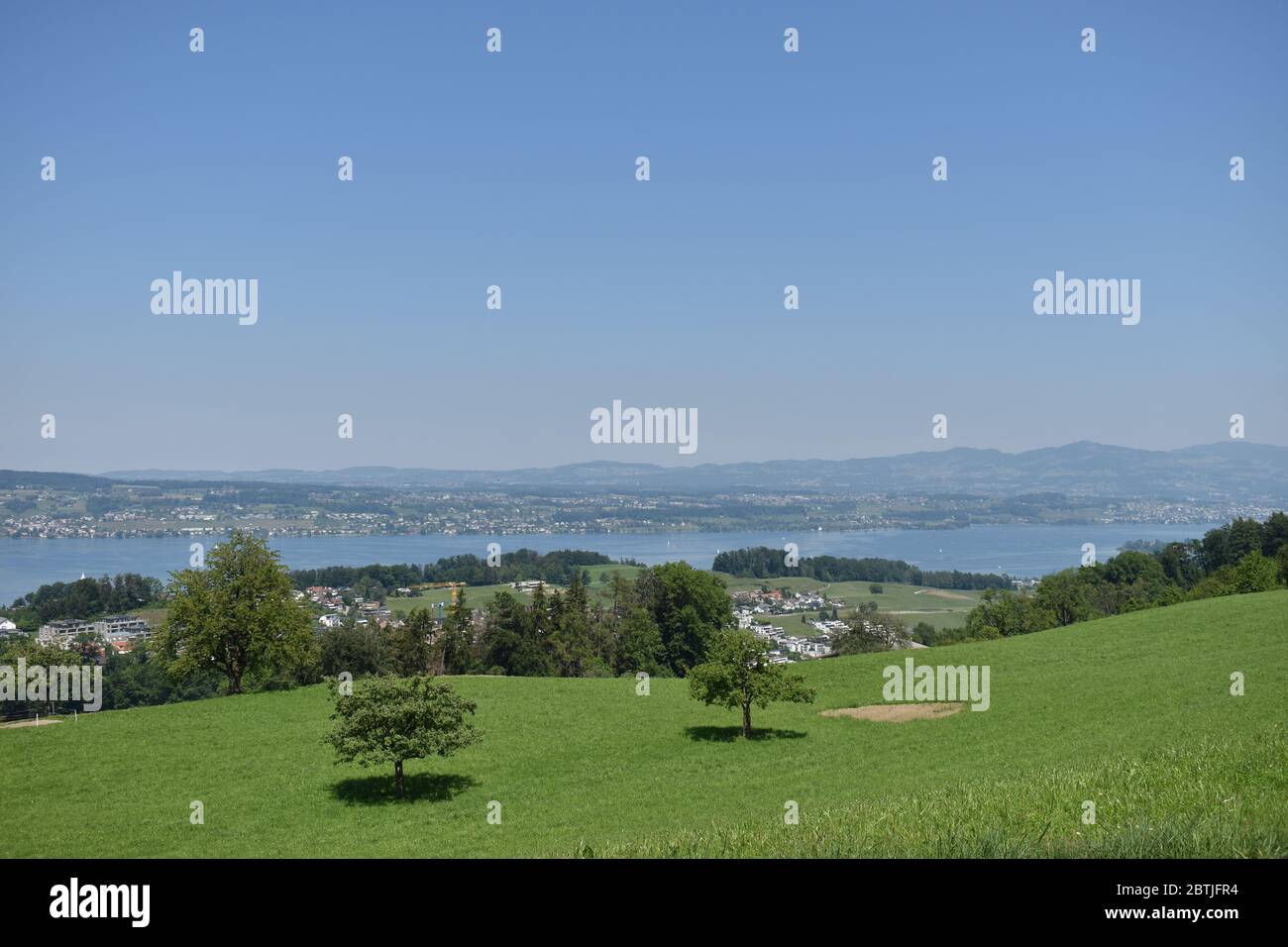 View over the lake of Zurich in Switzerland Stock Photo - Alamy