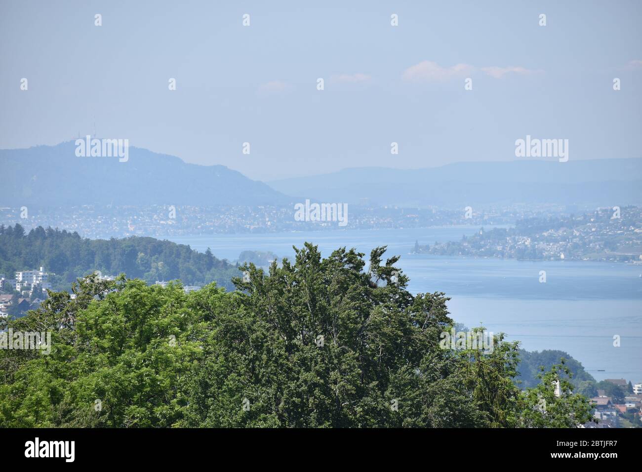View over the lake of Zurich in Switzerland Stock Photo - Alamy