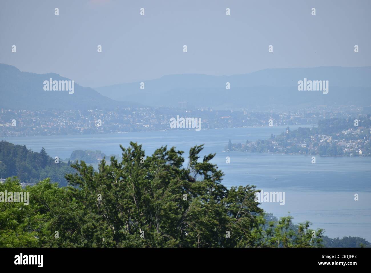 View over the lake of Zurich in Switzerland Stock Photo - Alamy
