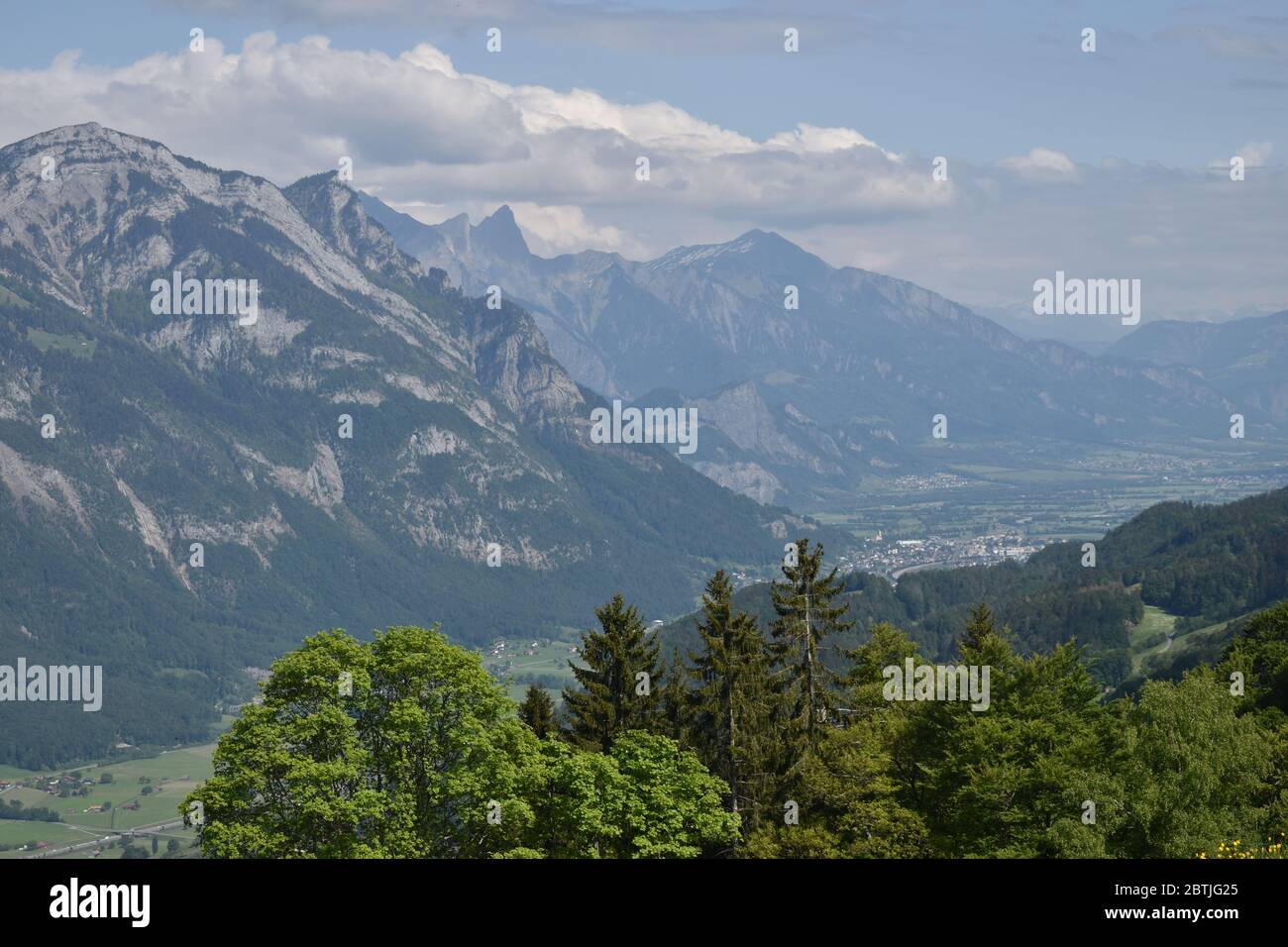 Mountain scenery at Flumserberg in Switzerland Stock Photo - Alamy