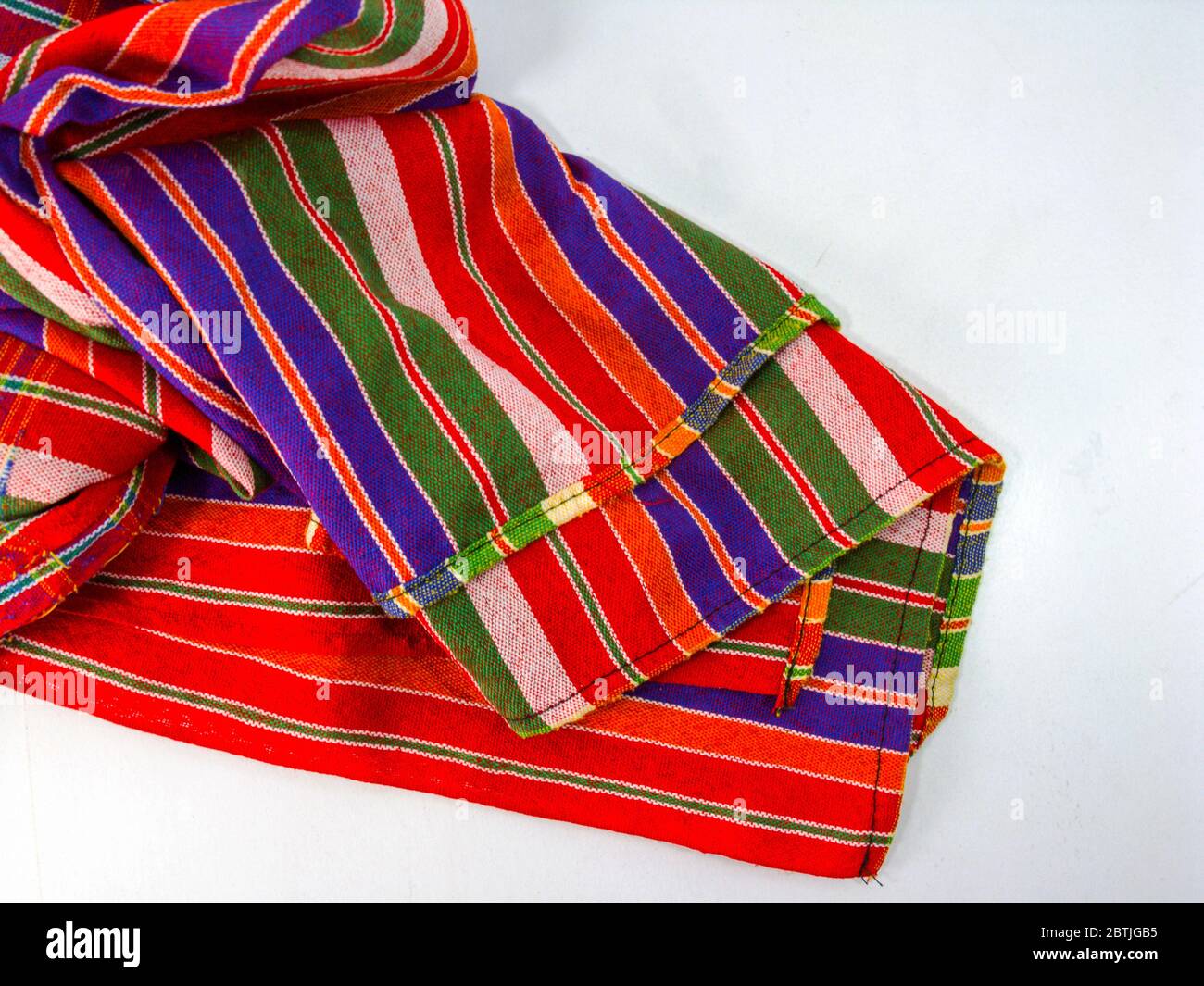 loincloth or Scottish Tissue style isolated on white background Stock ...