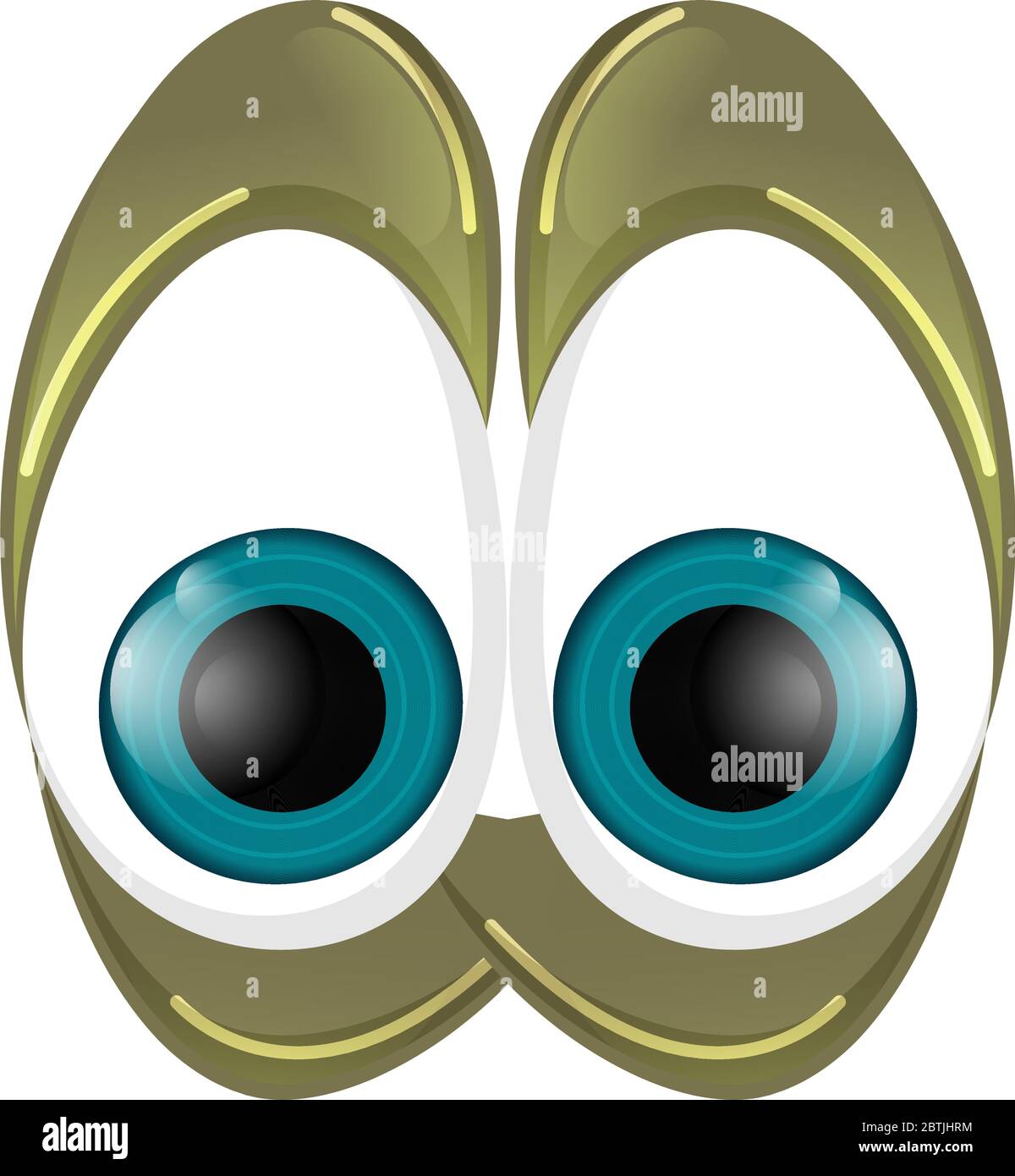 Cartoon female blue eyes Stock Vector Images - Alamy