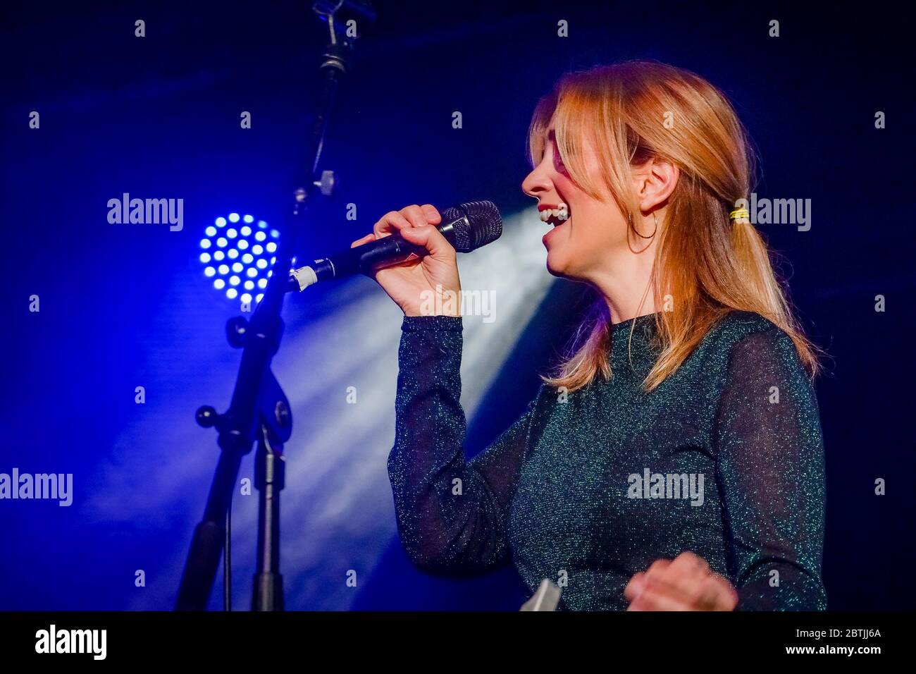 Irish Folk singer, Cara Dillon, concert, Skegness, England Stock Photo ...