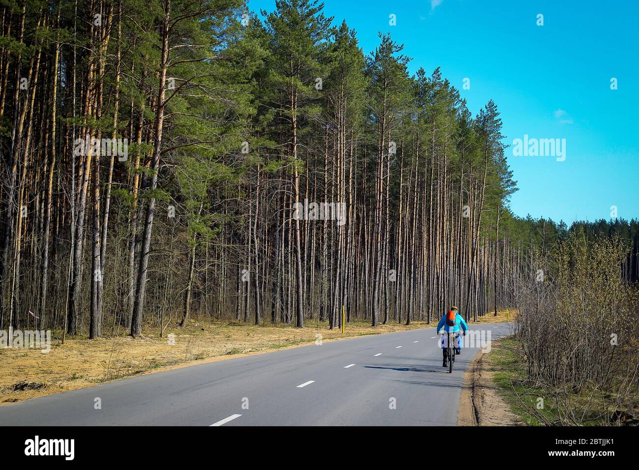 Riding on forest road hi-res stock photography and images - Alamy