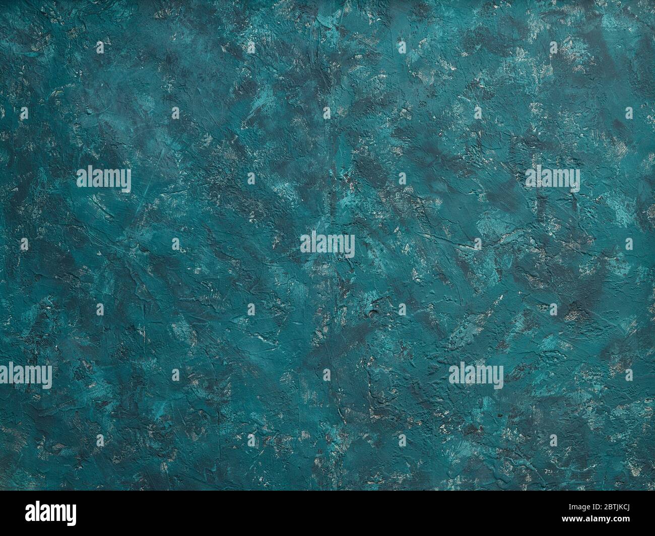 Turquoise Textured Plaster Background Stock Photo - Alamy