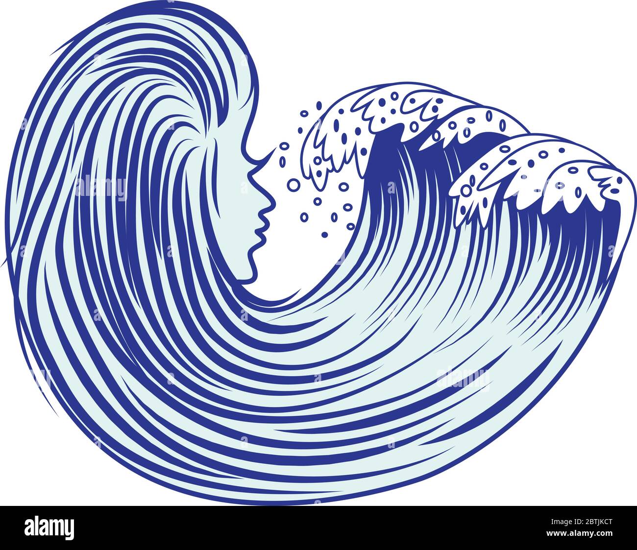 Cartoon sea wave Stock Vector Image & Art - Alamy