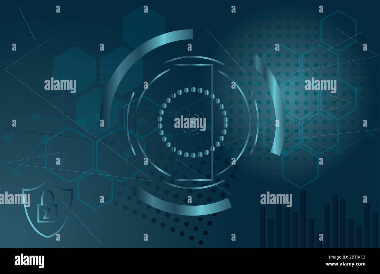 Metal security lock online Stock Vector Images - Alamy