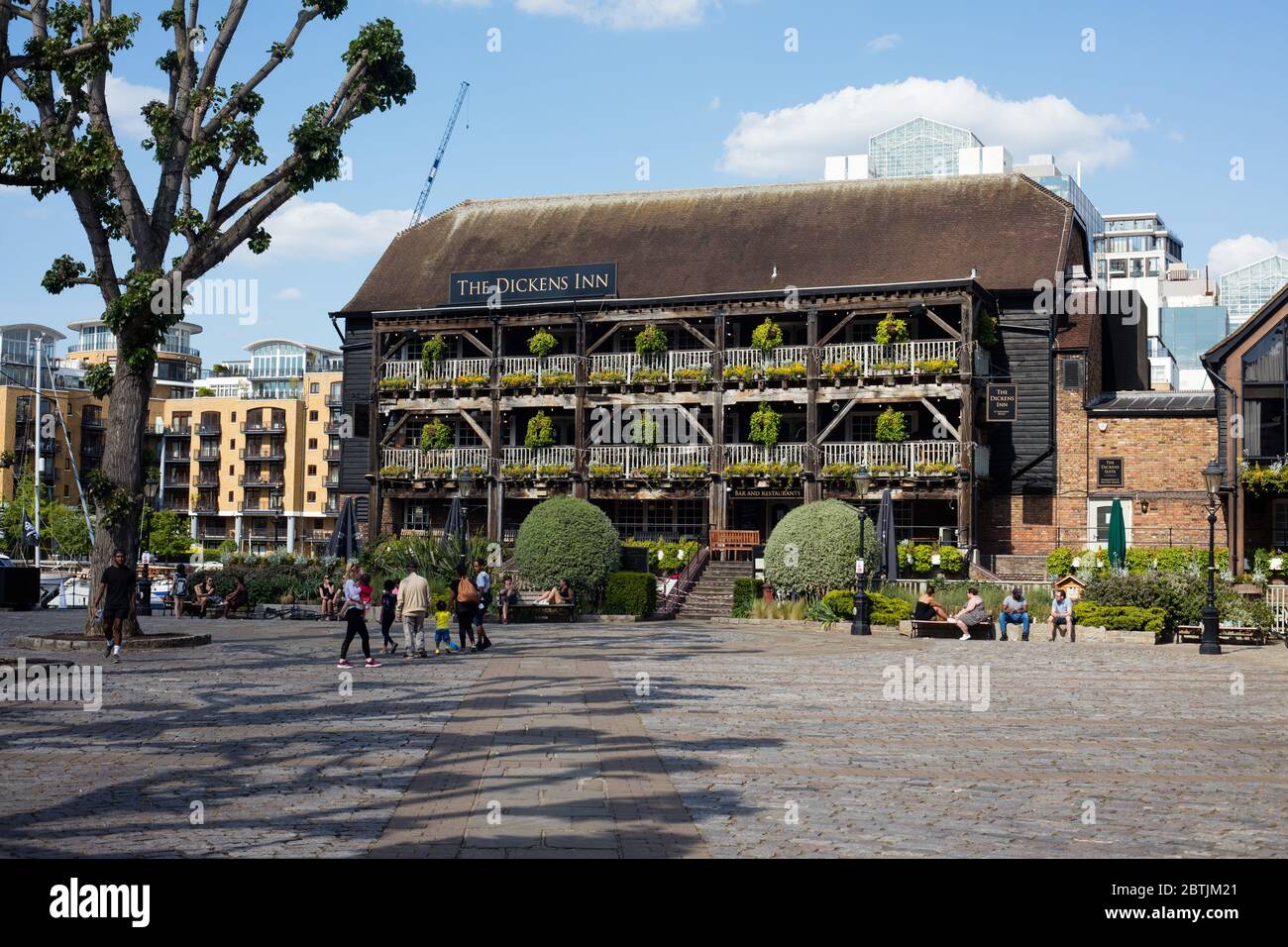 The Dickens Inn Pub is a reconstructed 18th-century timber-framed ...