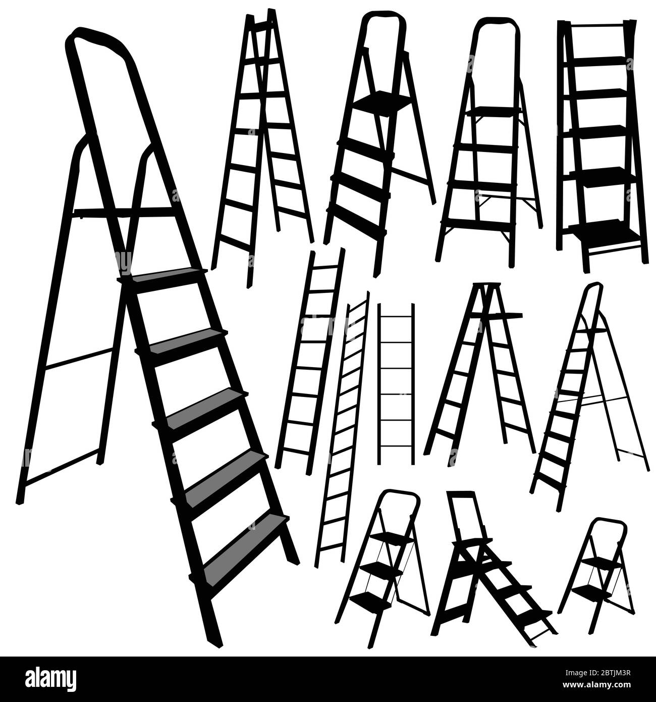 Overhead ladder Stock Vector Images - Alamy