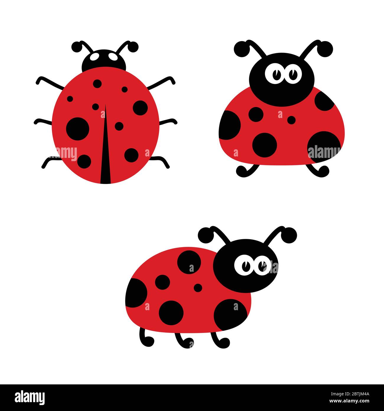 ladybug cartoon vector illustartion Stock Vector Image & Art - Alamy