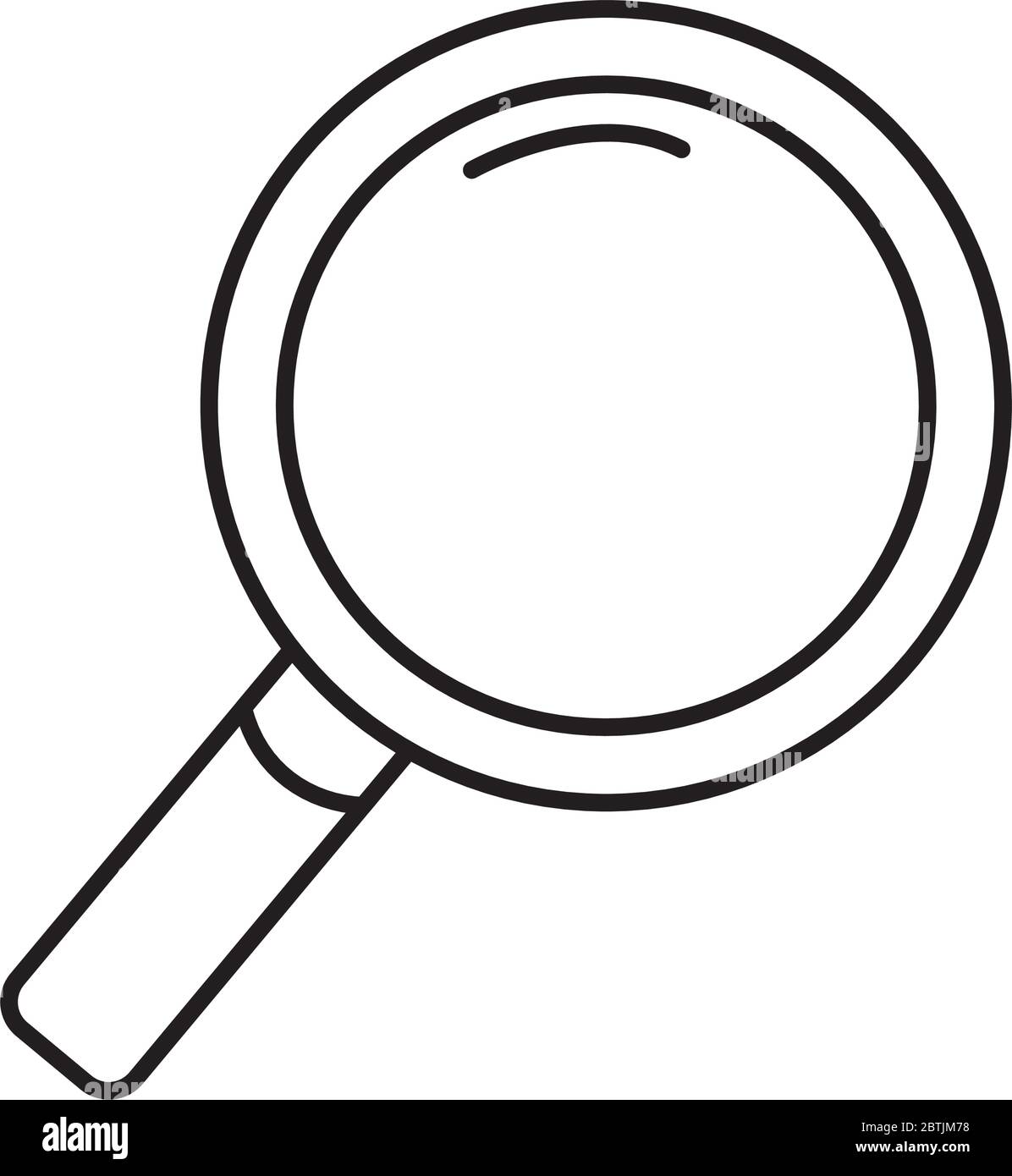 Lupe icon image hi-res stock photography and images - Alamy