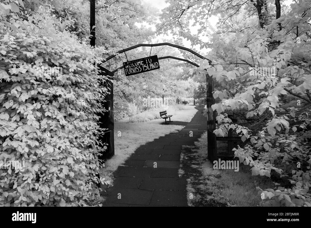 Entrance to Furniss Island, Truro, Cornwall UK Stock Photo - Alamy