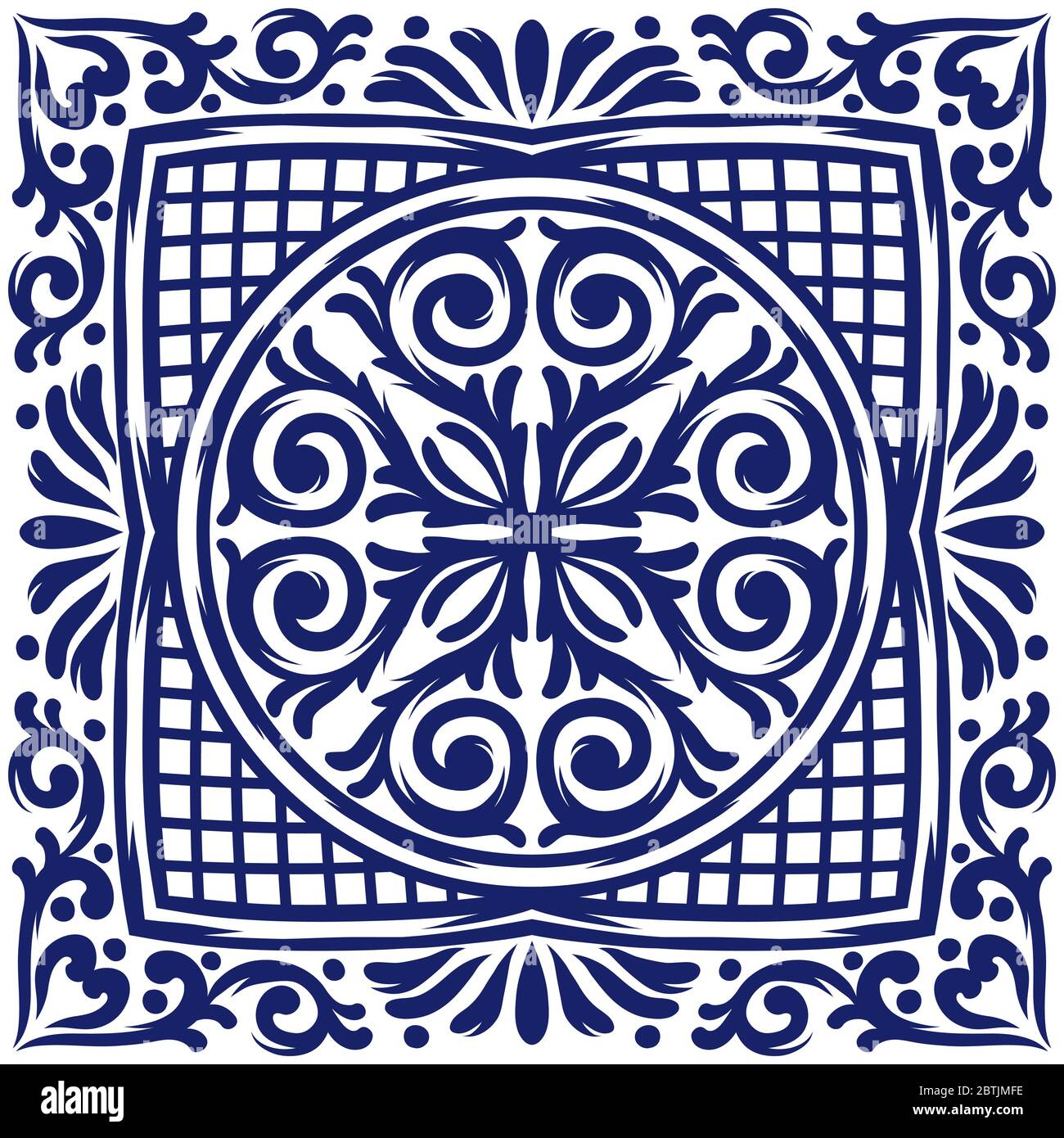 Italian ceramic tile pattern. Mediterranean porcelain pottery Stock ...