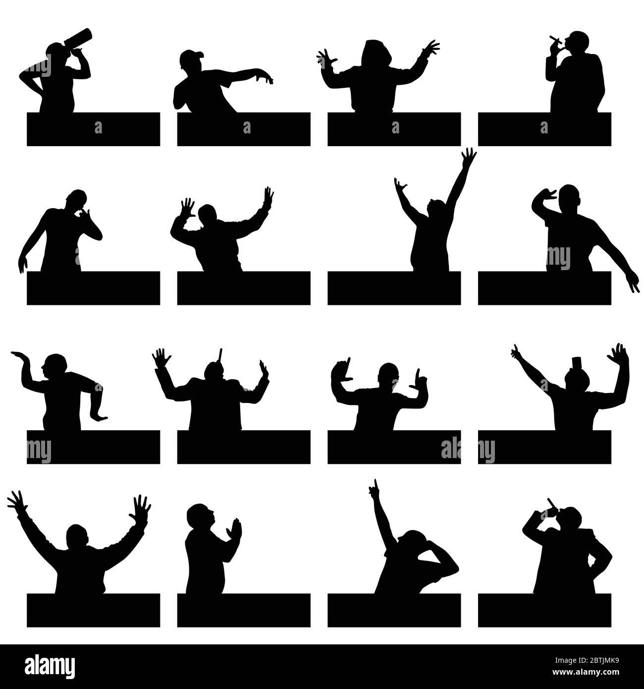 Silhouette old female body Stock Vector Images - Alamy