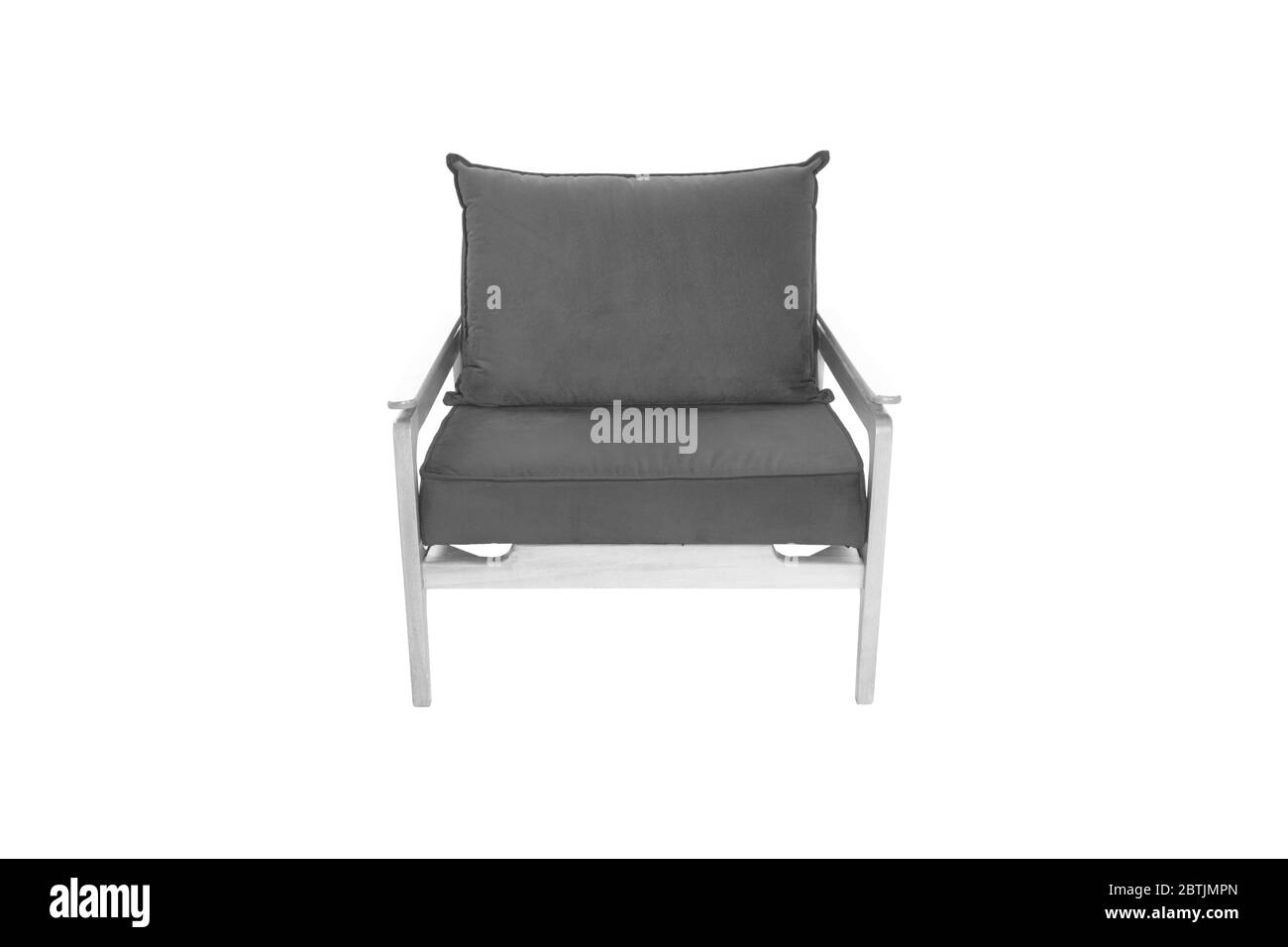 Blue lounge chair Black and White Stock Photos & Images - Alamy