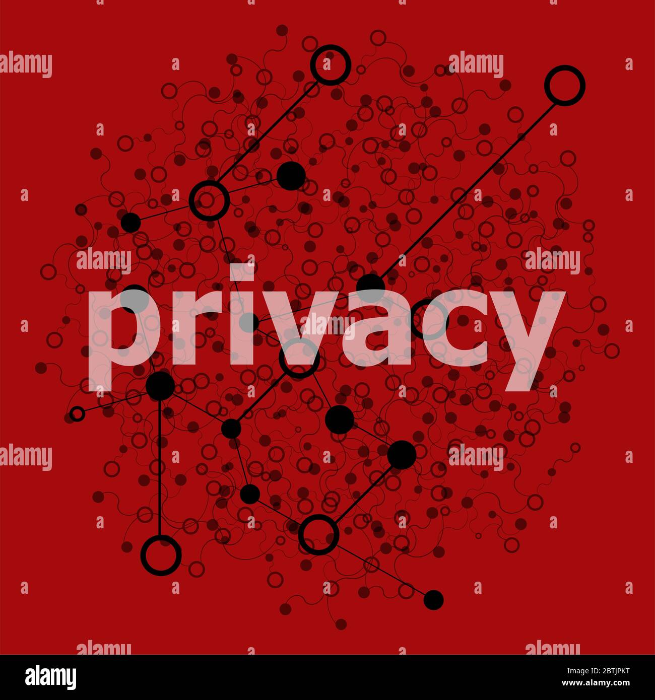 Text Privacy. Security concept . Abstract geometric background with ...