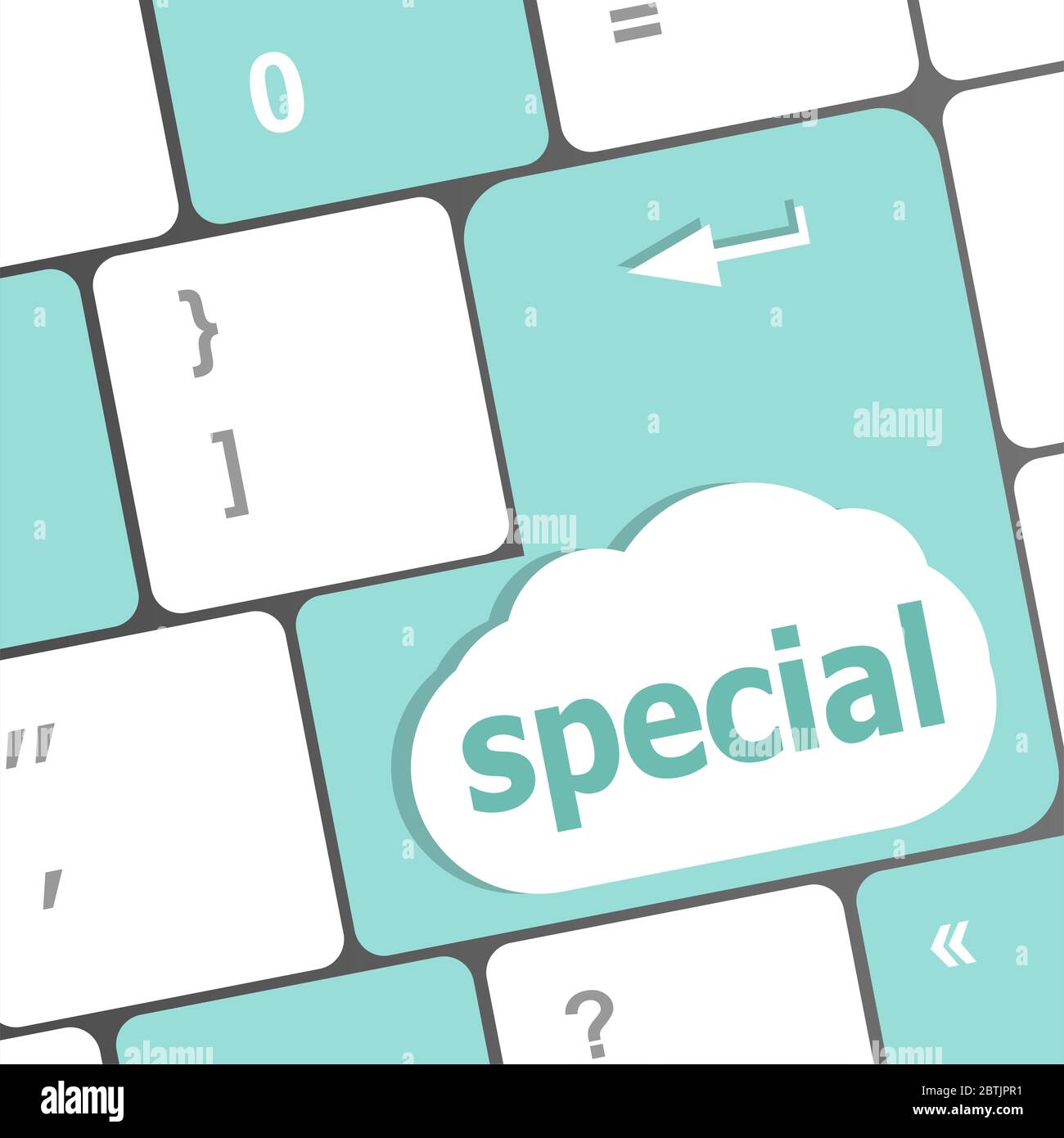 special button on laptop or computer keyboard keys Stock Photo - Alamy