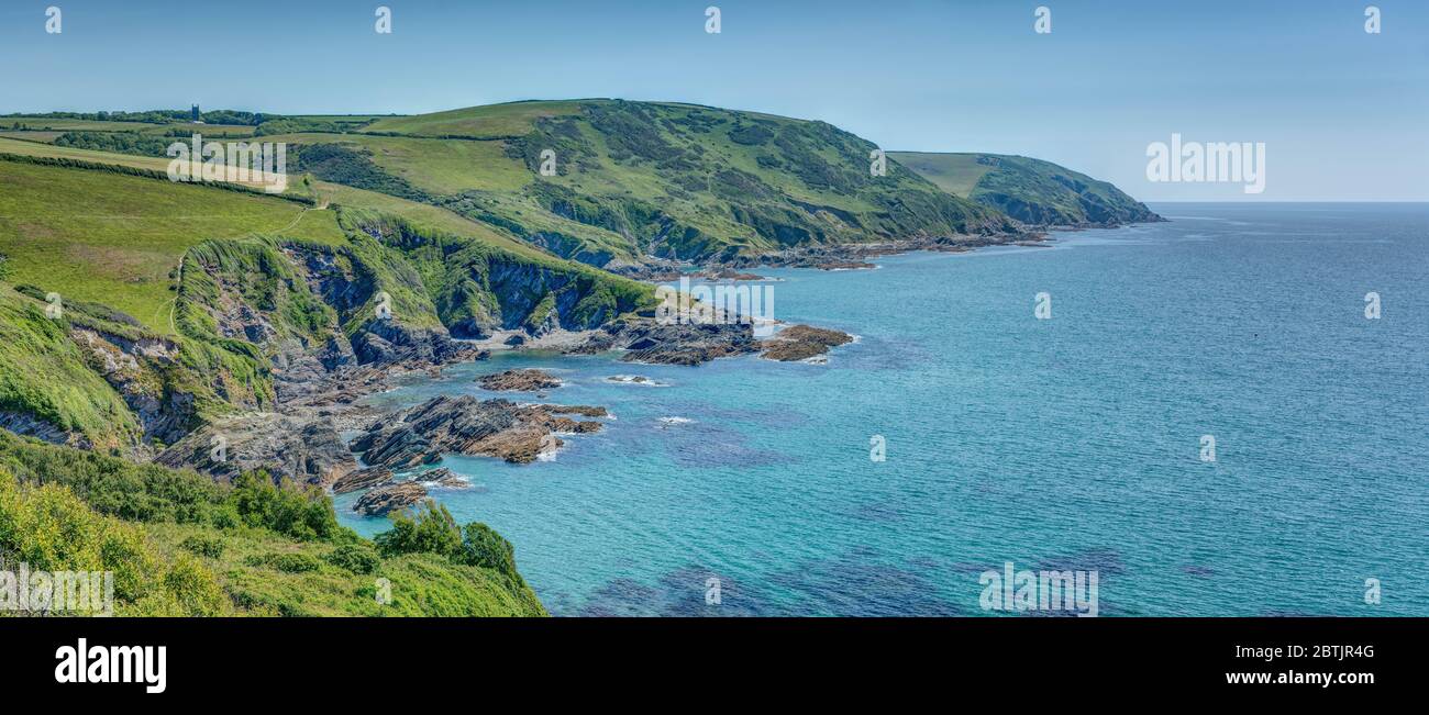 Lantivet bay hi-res stock photography and images - Alamy