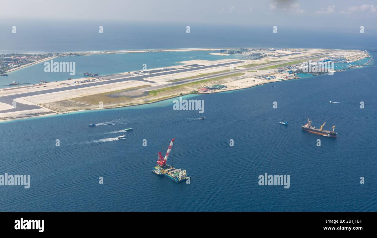 Main airport in Male, Capital of Maldives region Stock Photo - Alamy