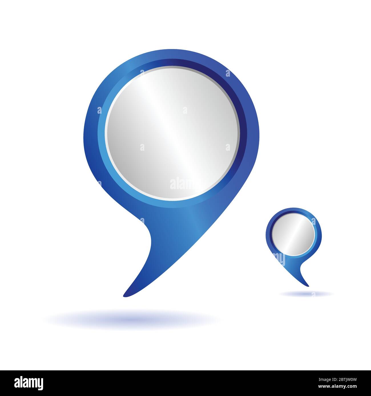 pointer blue vector illustration Stock Vector Image & Art - Alamy
