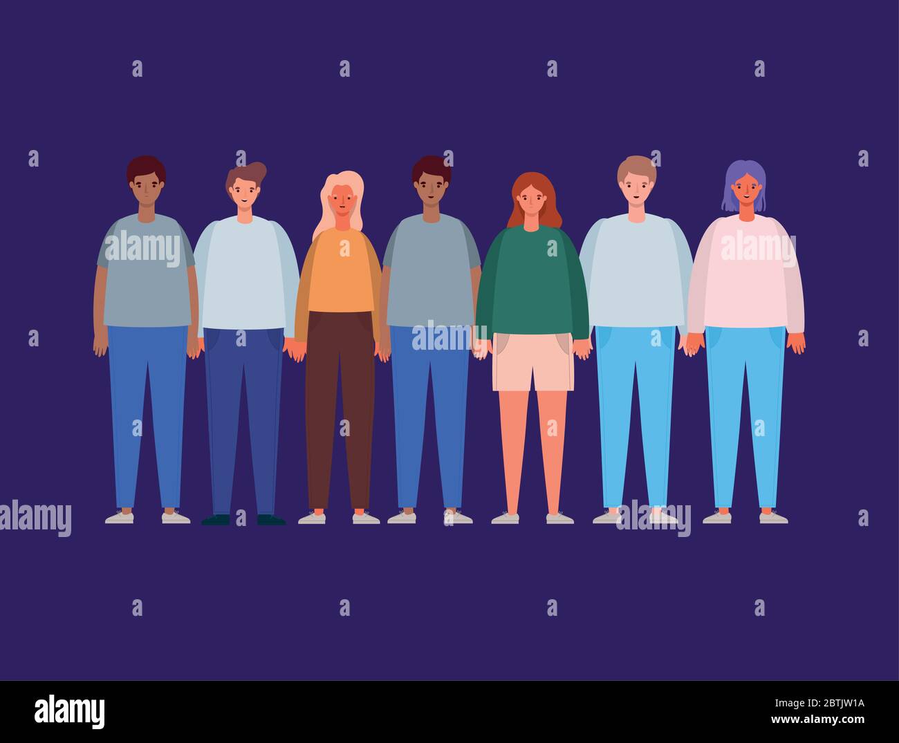 Women and men avatars vector design Stock Vector Image & Art - Alamy