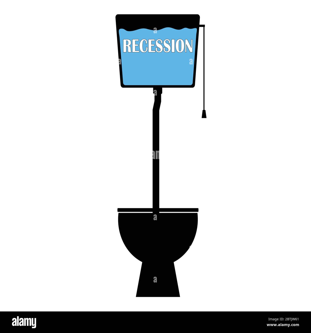 Money toilet Stock Vector Images - Alamy