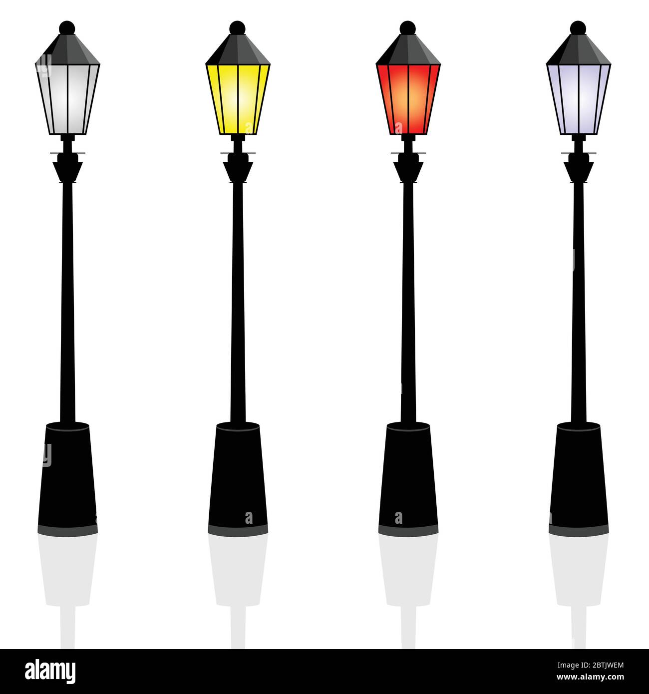 Shadow night street Cut Out Stock Images & Pictures - Alamy