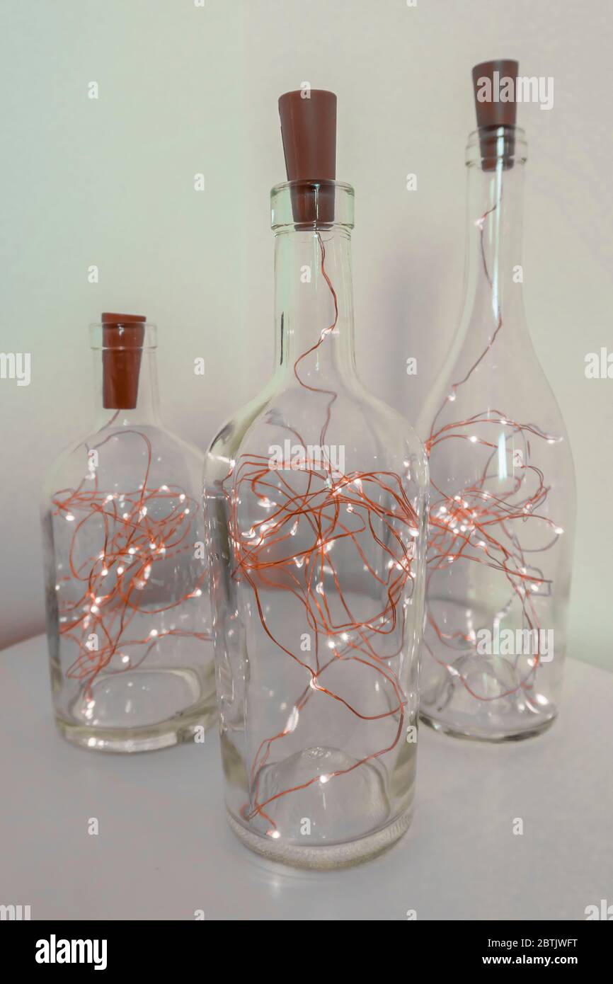 Lights in bottles hi-res stock photography and images - Alamy