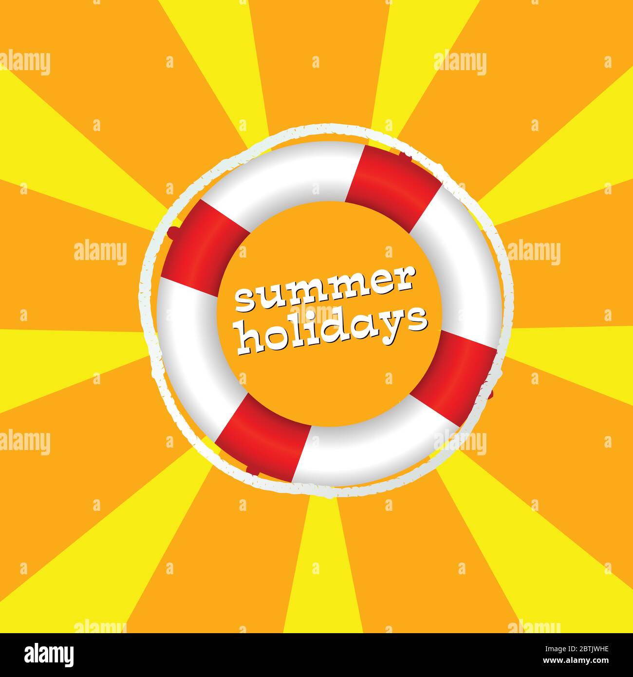 summer holidays color vector illustartion Stock Vector Image & Art - Alamy