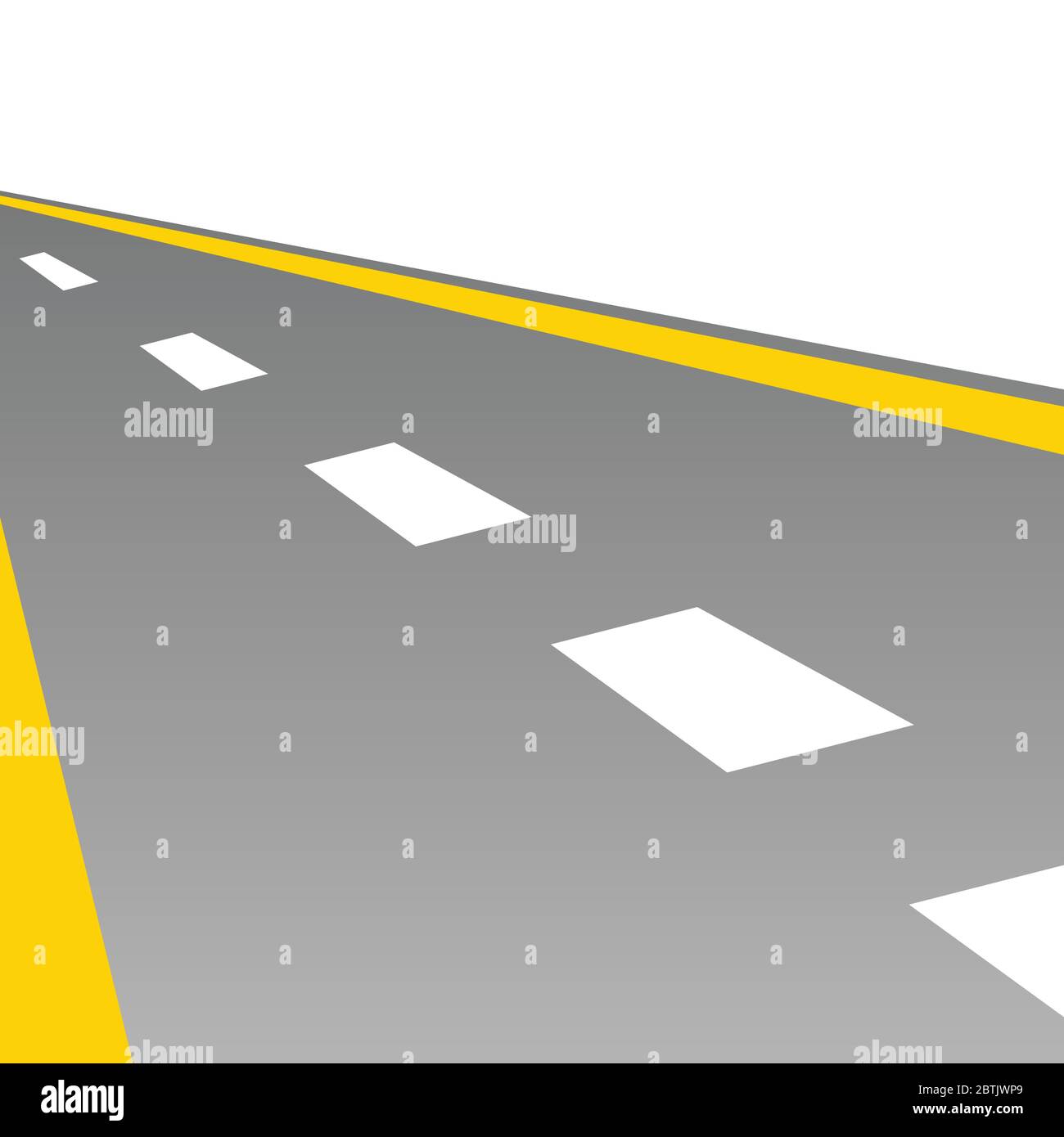 road illustration vector art on white background Stock Vector Image ...