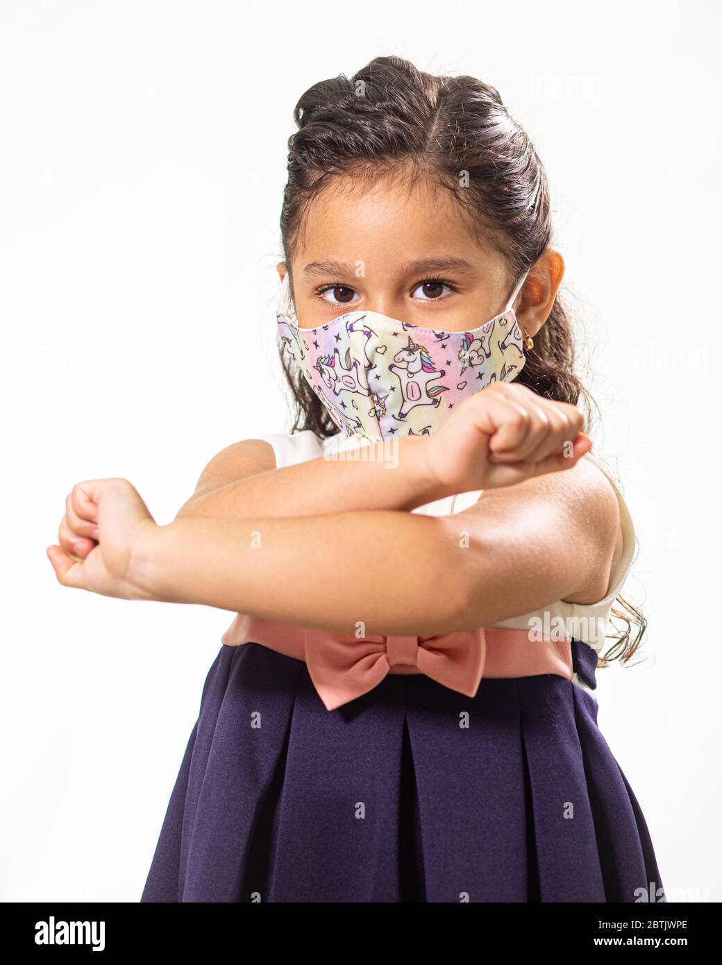 Coronavirus mask on child Stock Photo - Alamy