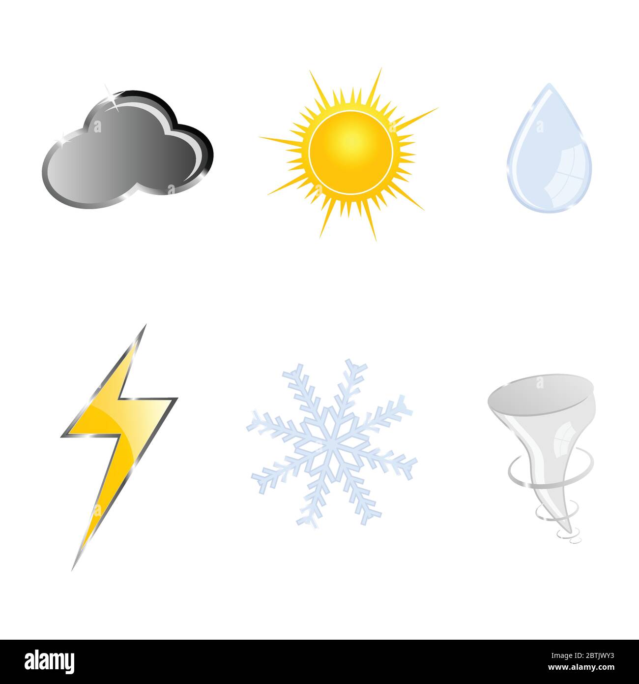 sign for weather vector illustration on a white background Stock Vector ...