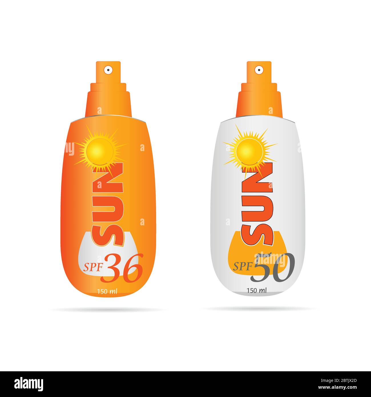 sun cream color vector illustration Stock Vector Image & Art - Alamy