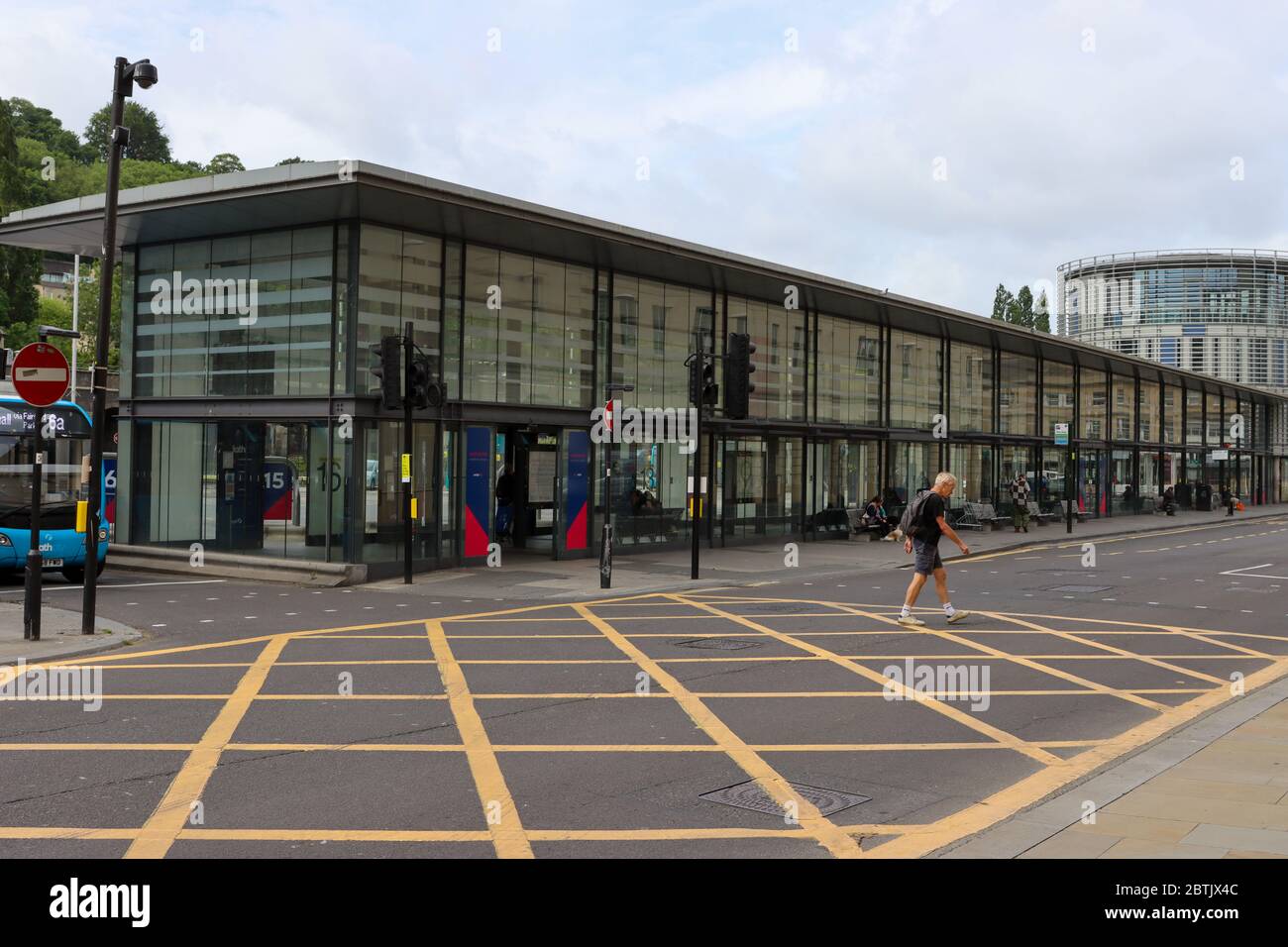 Bath Bus Station, located on Dorchester Street Stock Photo - Alamy