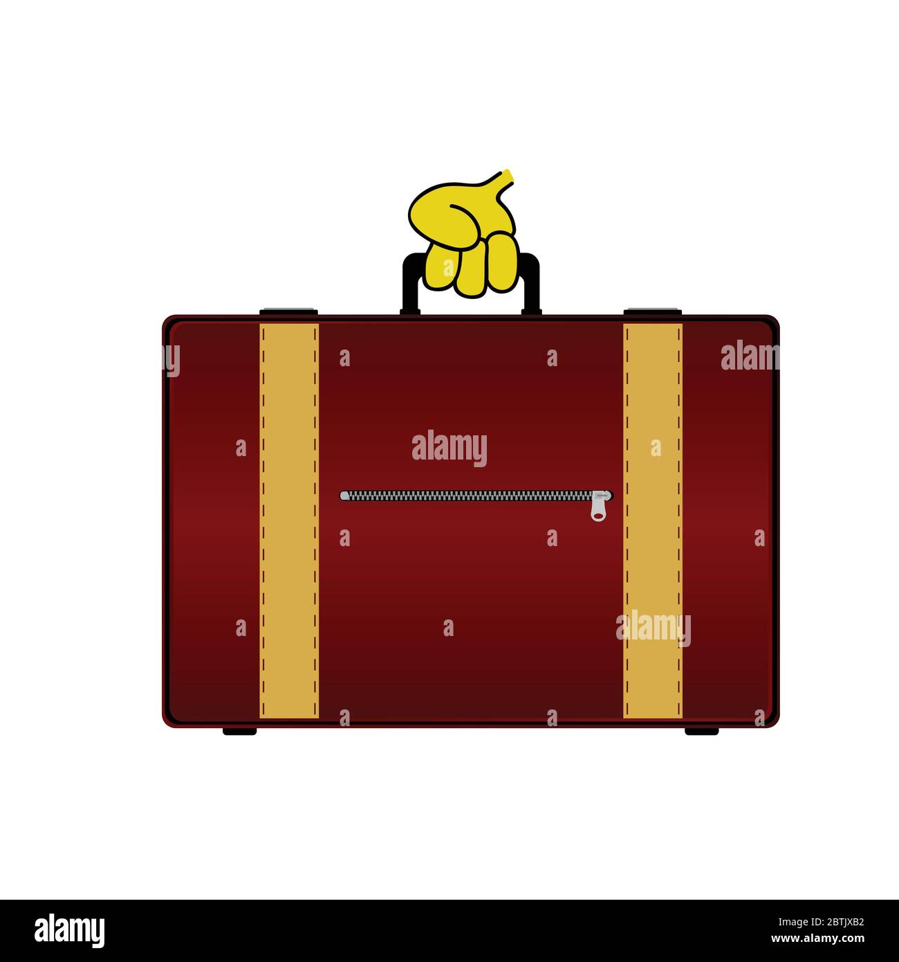 suitcase color vector illustration Stock Vector Image & Art - Alamy