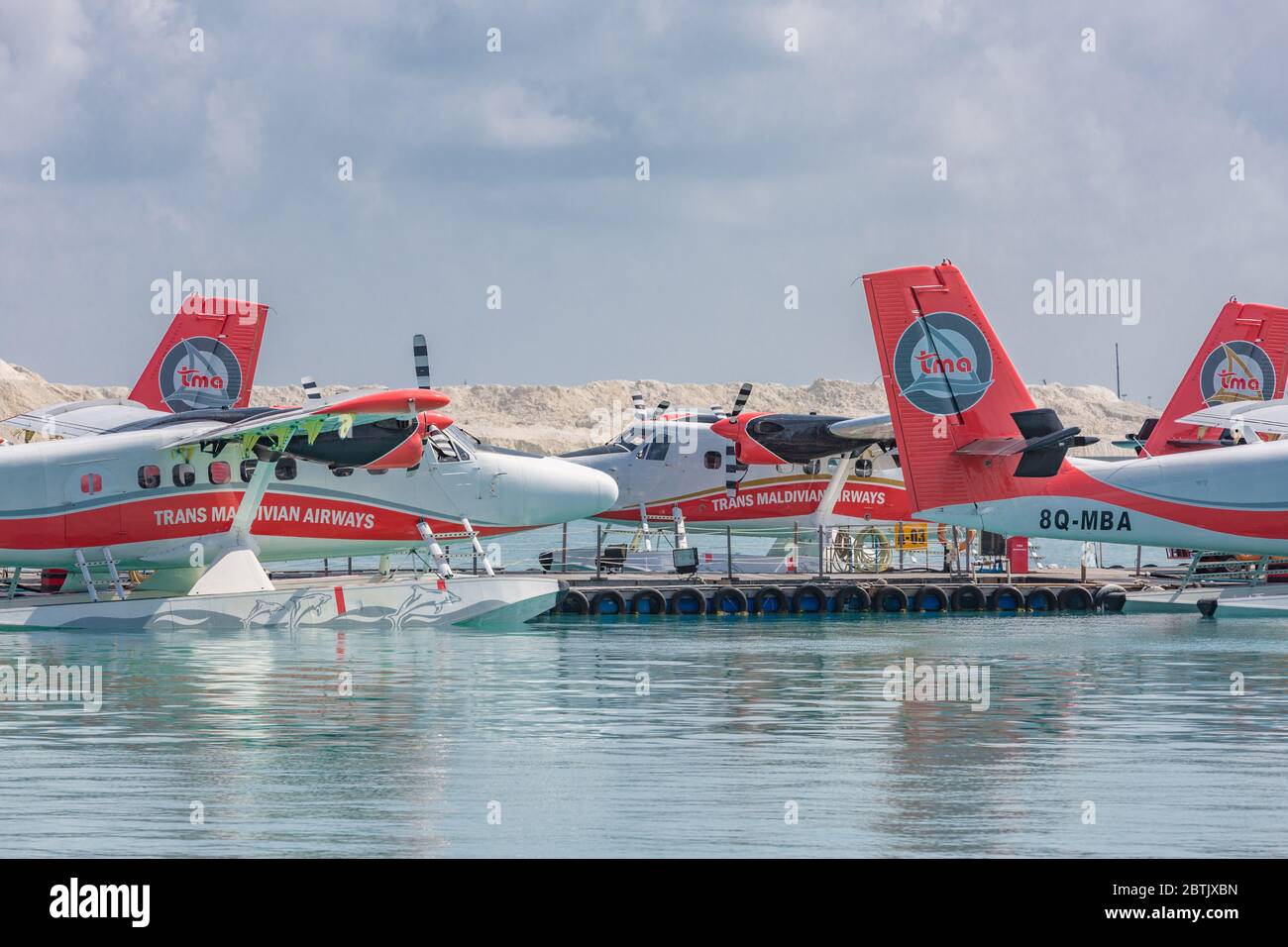 Male, Maldives – May 10, 2019: TMA - Trans Maldivian Airways Twin Otter ...