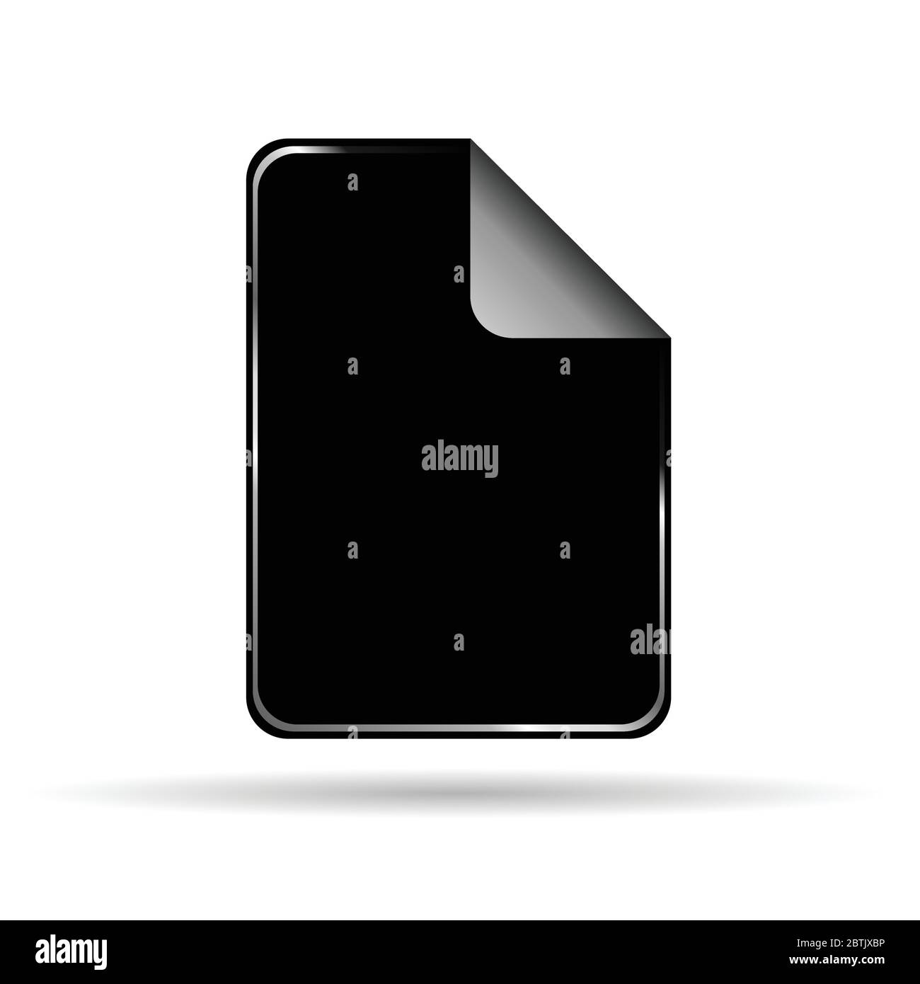 stickers black vector illustration Stock Vector Image & Art - Alamy