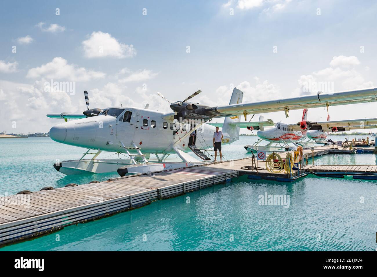 Male, Maldives – May 10, 2019: TMA - Trans Maldivian Airways Twin Otter ...