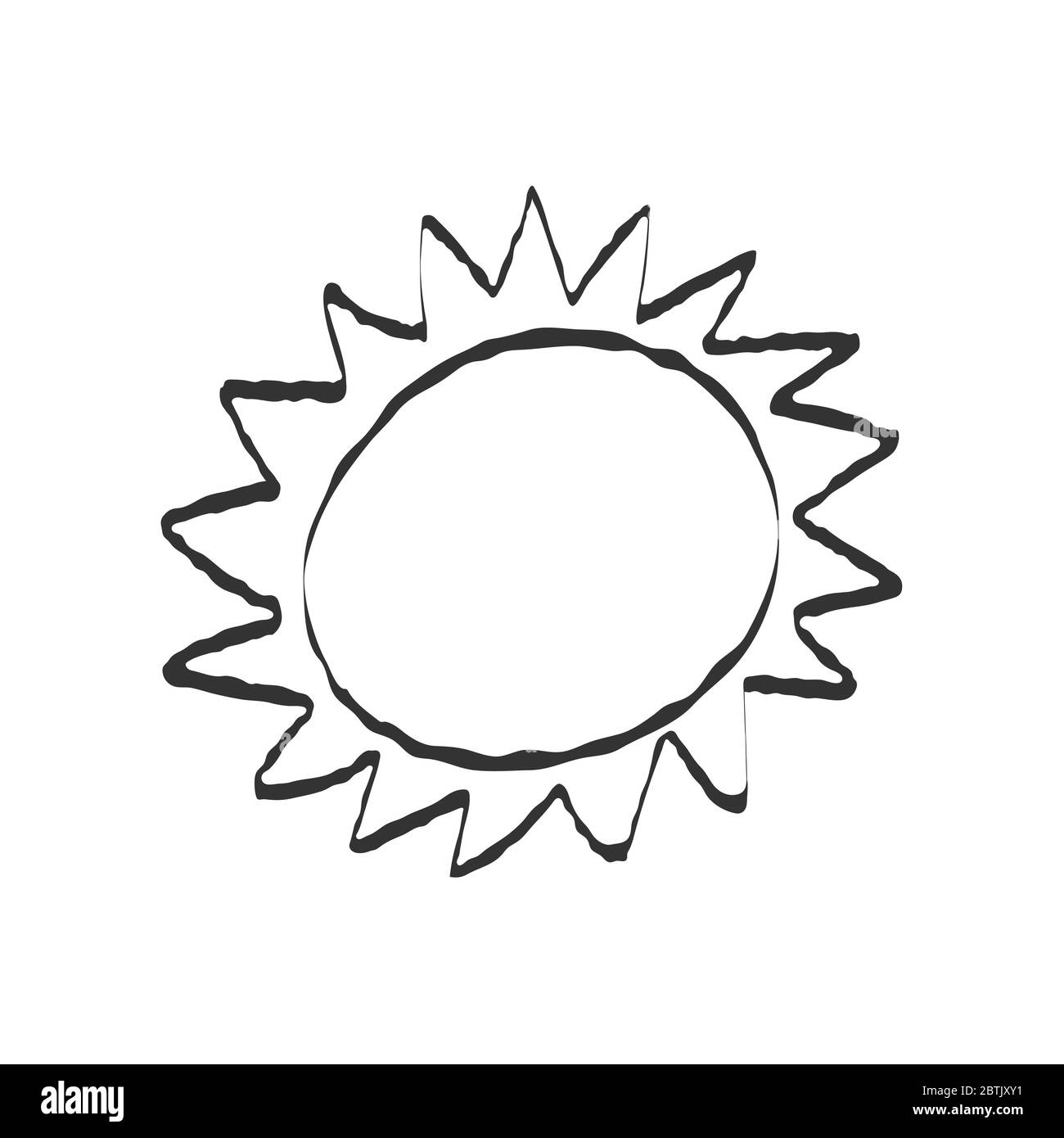 sun. Vector illustration in Doodle style for theme design and ...