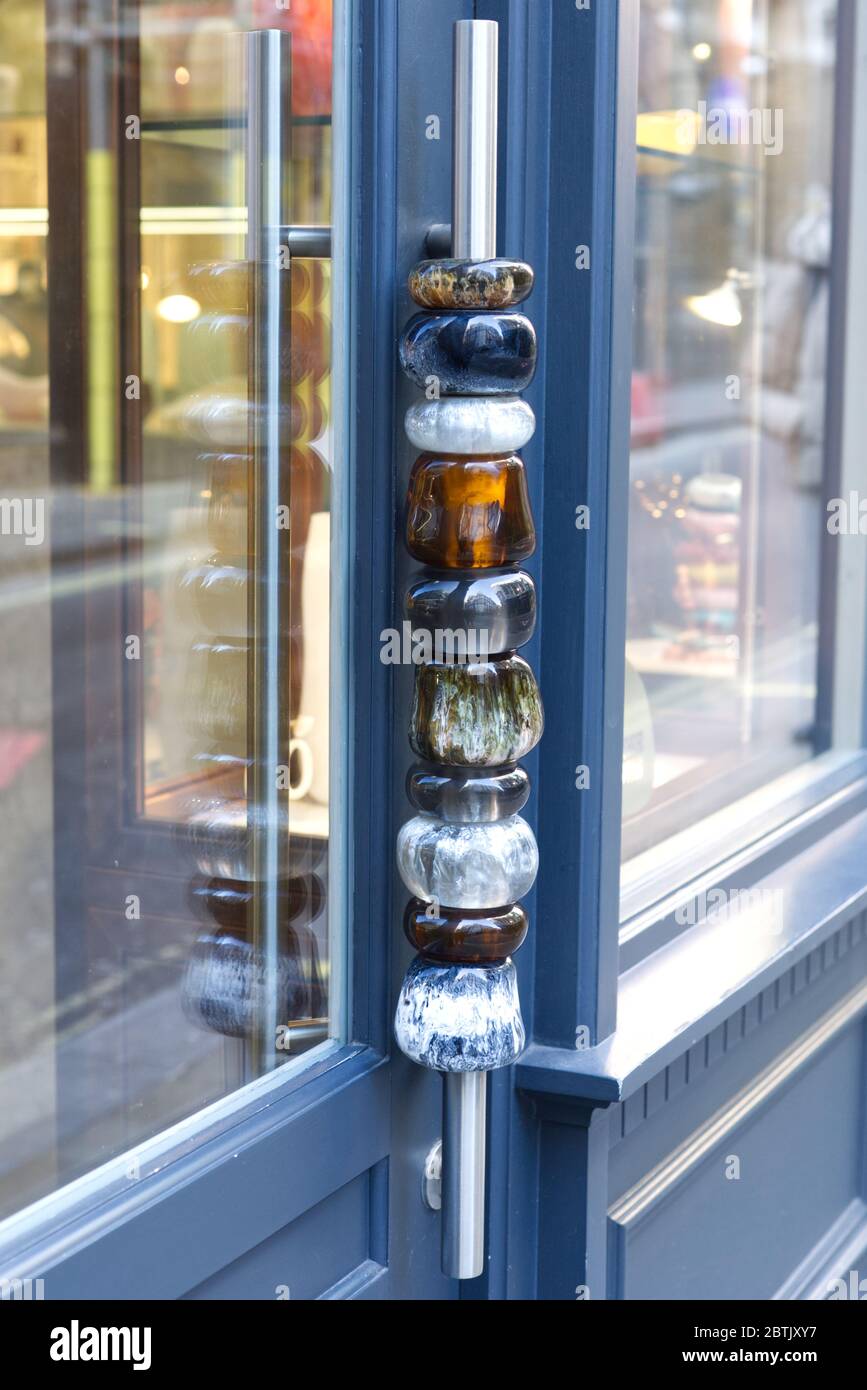 decorative door handle Stock Photo - Alamy