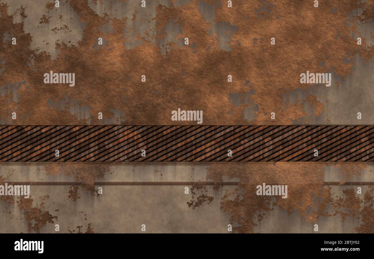 rusty metal aged industrie wall Stock Photo - Alamy