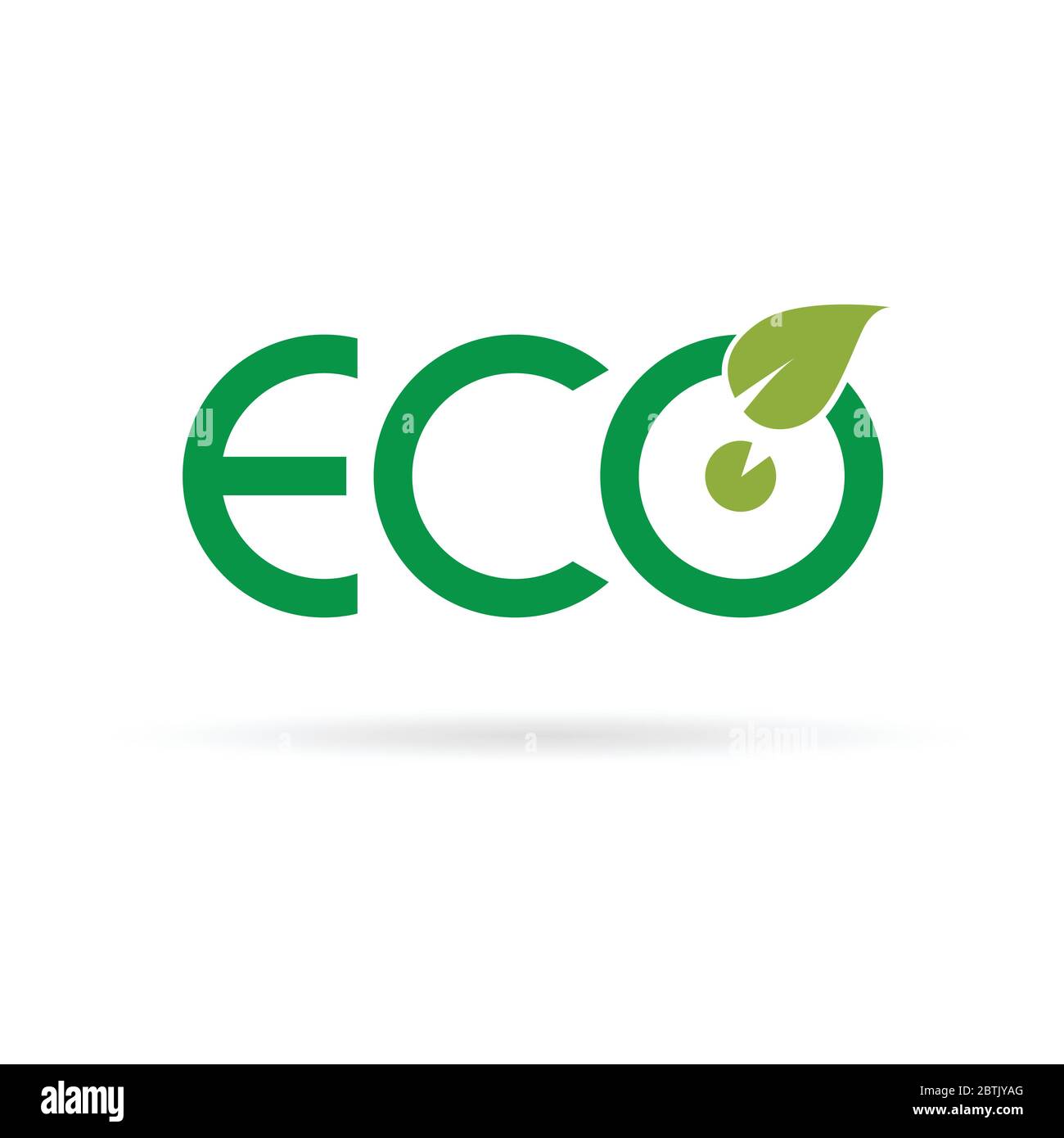 eco sign color vector illustration Stock Vector Image & Art - Alamy