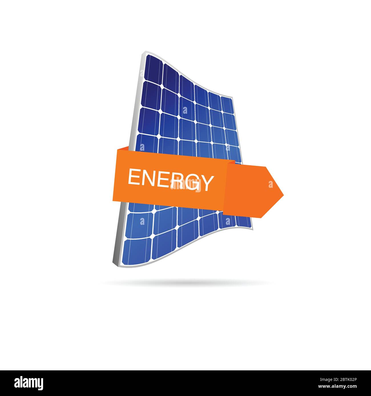 energy solar panel color vector illustration Stock Vector Image & Art ...