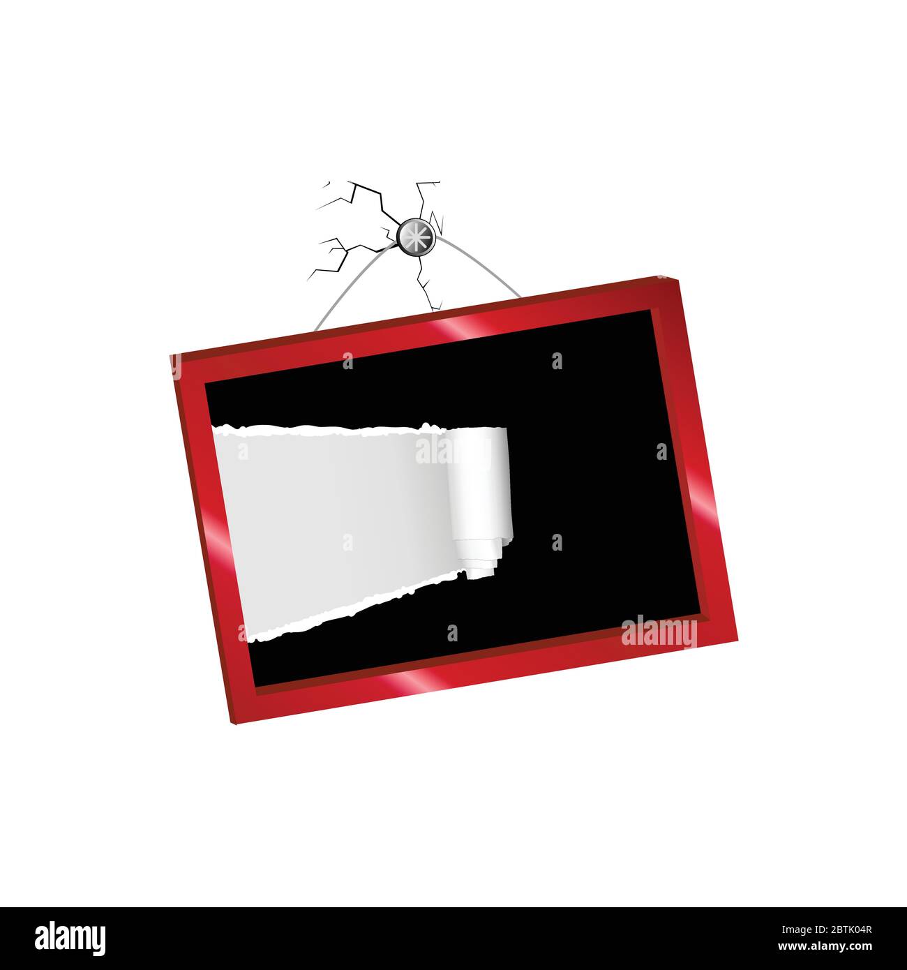 Split letter frame hi-res stock photography and images - Alamy