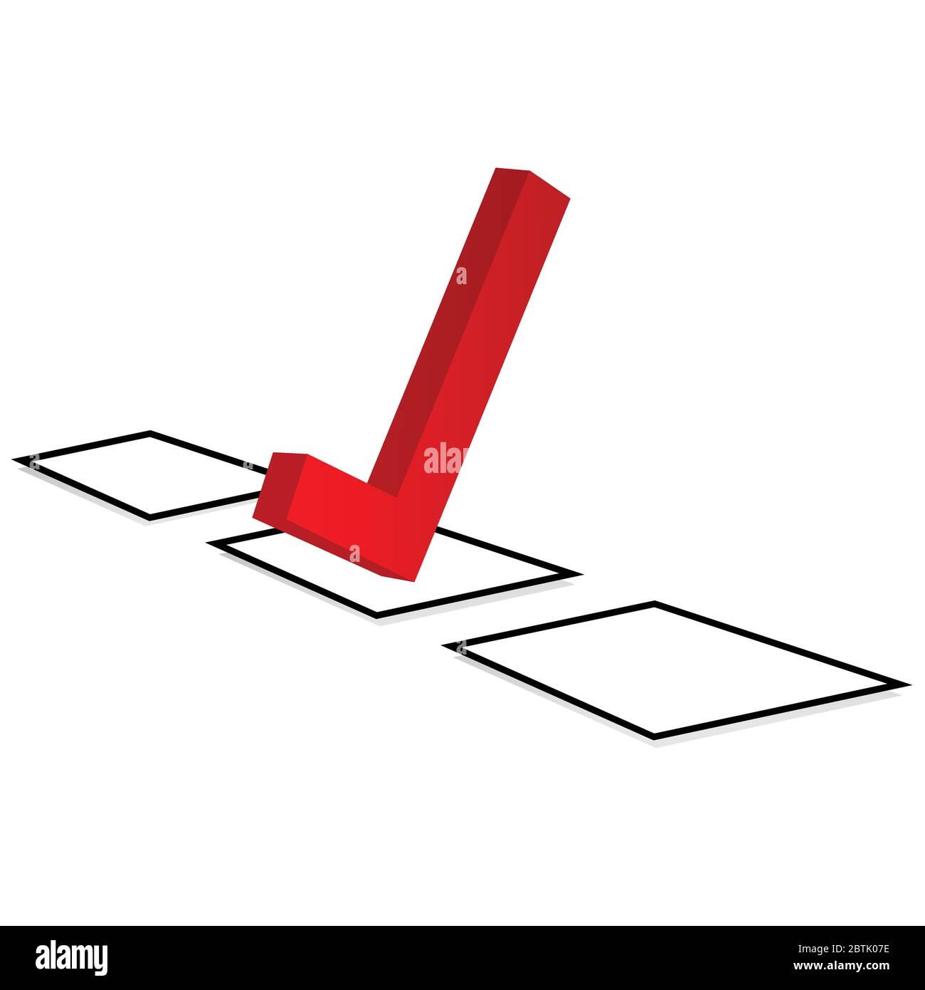 Ticking check Stock Vector Images - Alamy