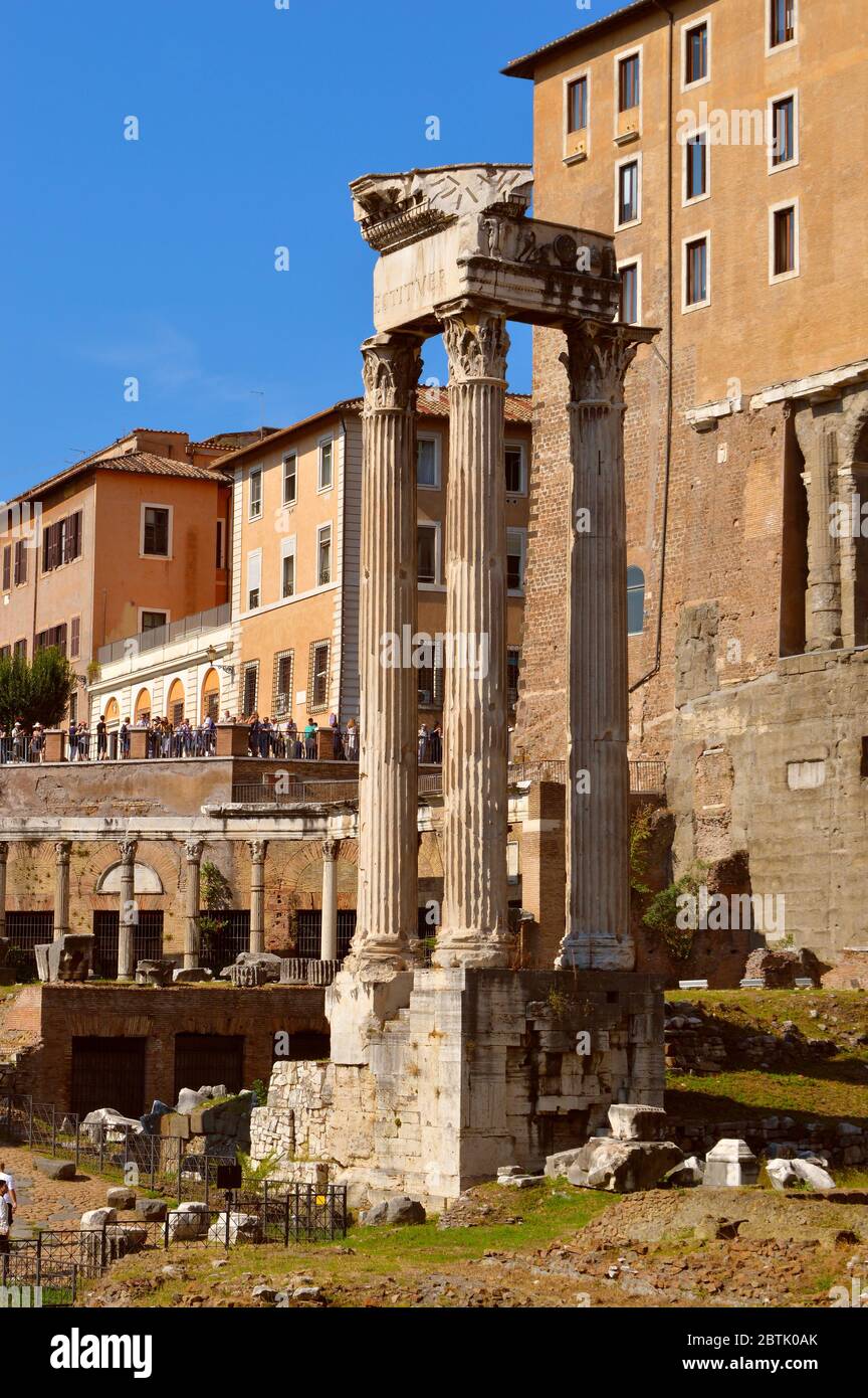 The historical Roman Forum in Rome Stock Photo - Alamy