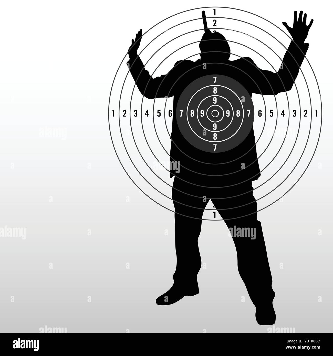 Silhouette boy victory hi-res stock photography and images - Alamy