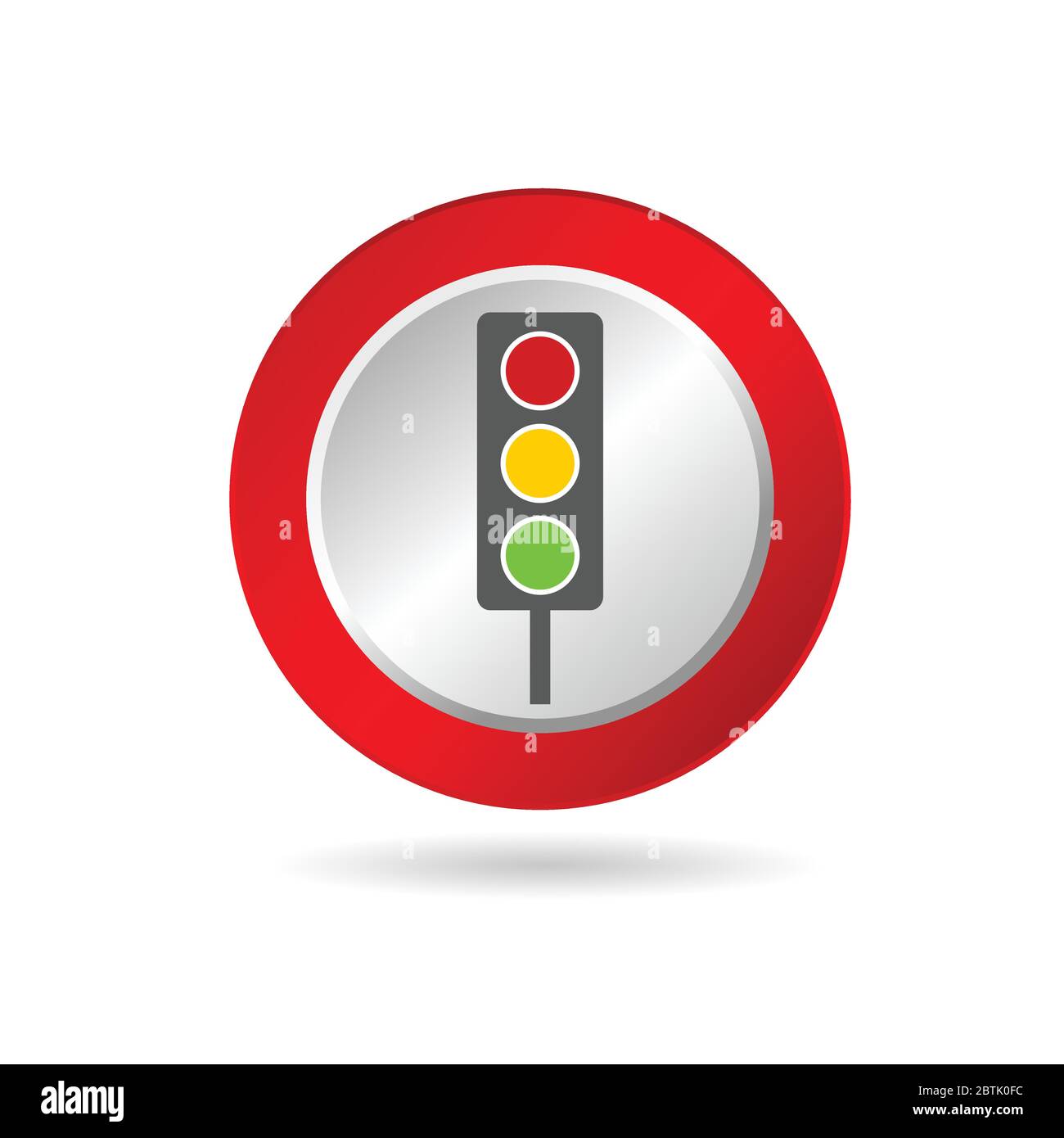 Red Traffic Light Icon