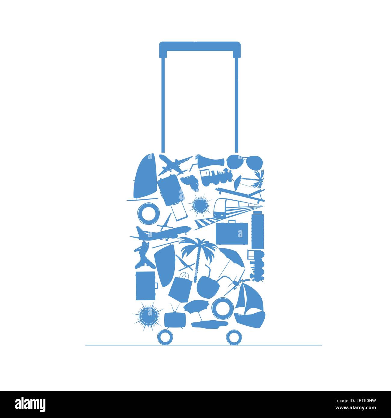 travel bag vector illustration Stock Vector Image & Art - Alamy