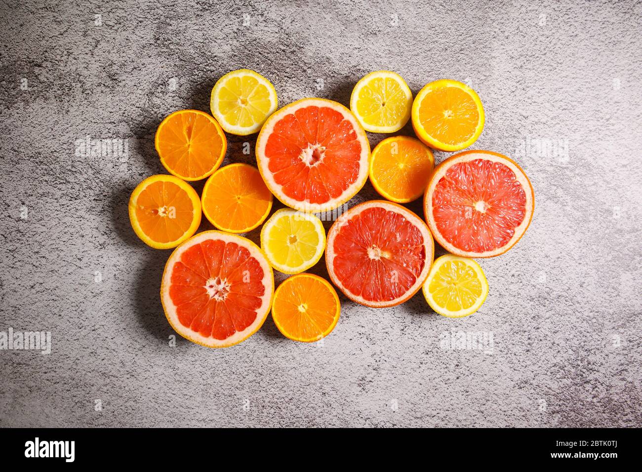 Different sliced citrus fruits hi-res stock photography and images - Alamy